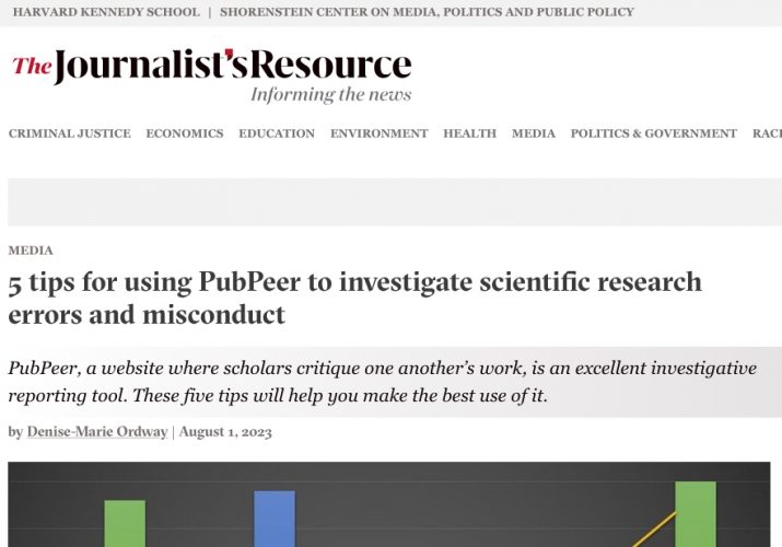 PubPeer – an introduction for Science Journalists | Science Surf